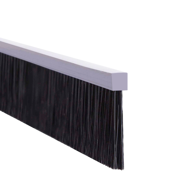 Flexible Brush Strip - Square block channel - Formseal